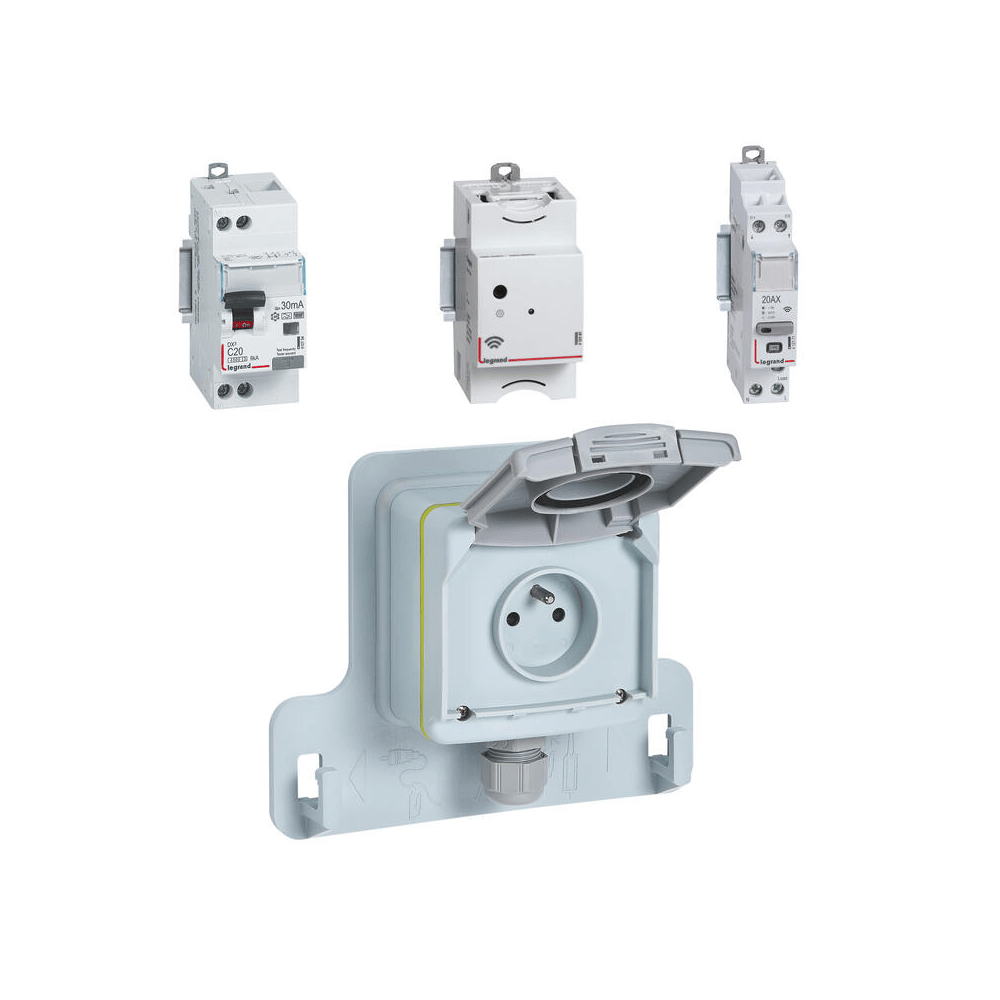 Prise connectée Green'up Access LEGRAND pour voiture électrique